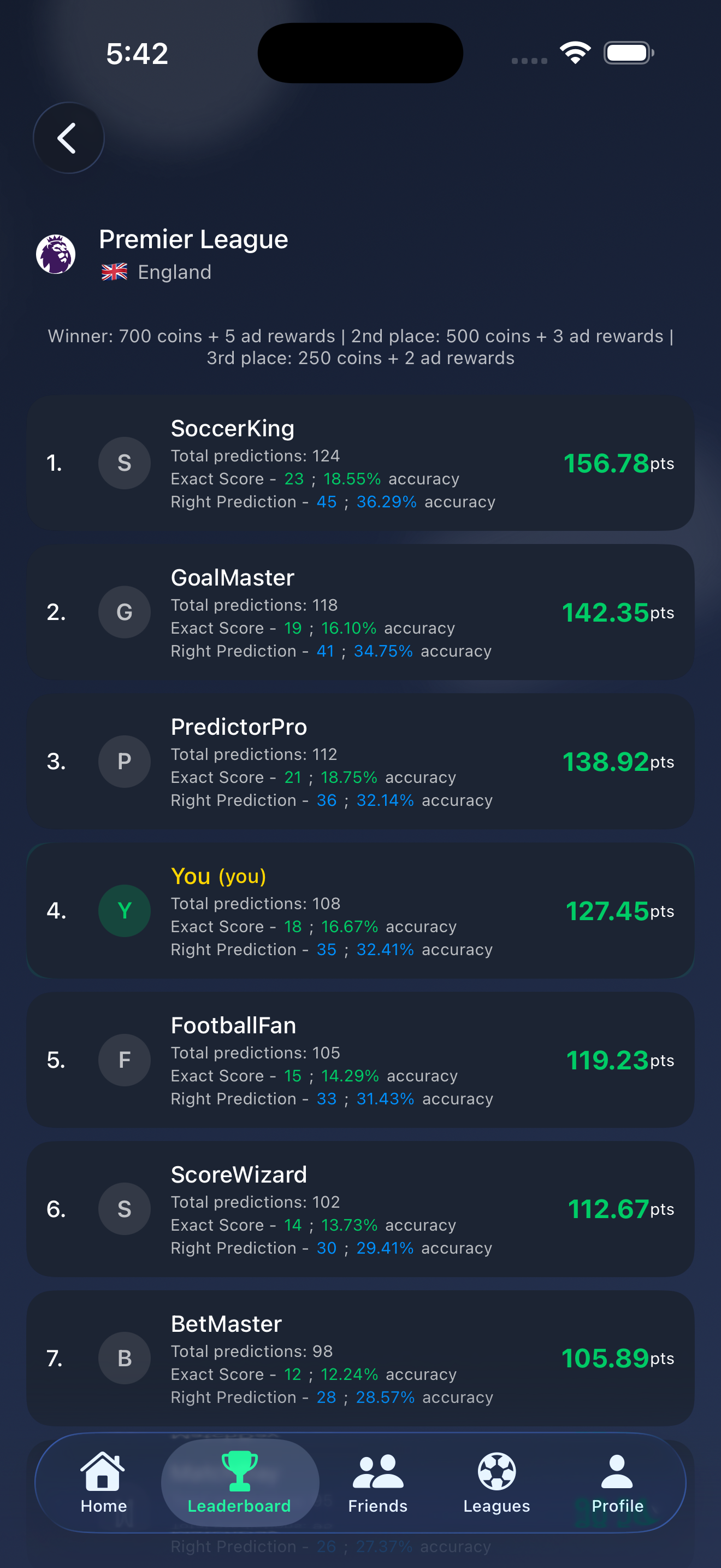 Predict Score - Football Score Prediction App